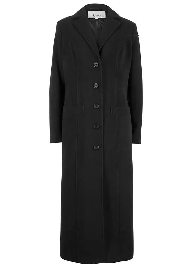 Palton maxi cu aspect de lână • preţ 309,90 lei • magazin bonprix