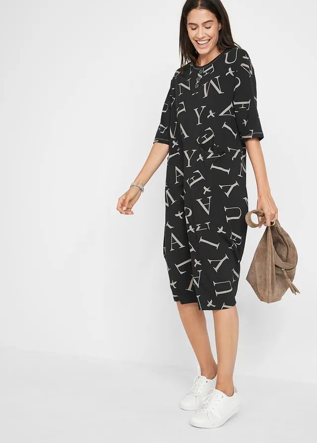 Rochie largă din bumbac cu buzunare • preţ 69,90 lei • magazin bonprix