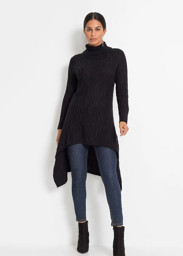 Długi sweter • cena 89,99 zł • sklep bonprix