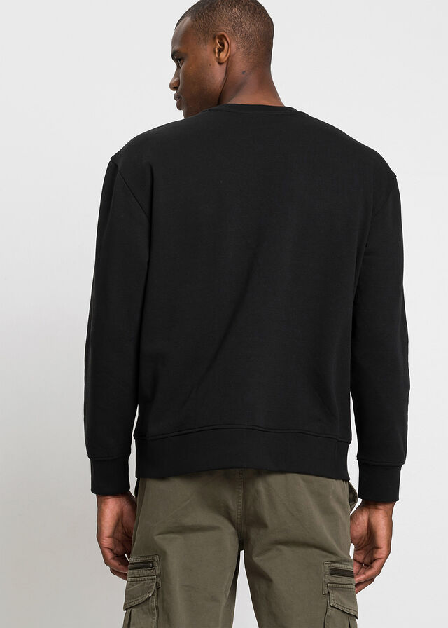 Bluza z bożonarodzeniowym motywem, z poliestru z recyklingu, Loose Fit ...