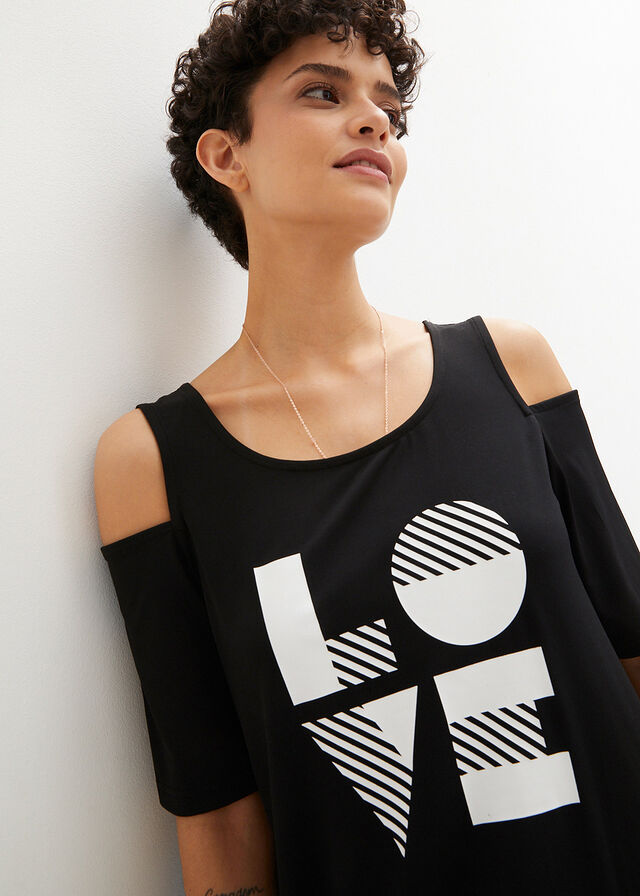 Sukienka cold-shoulder • cena 34,99 zł • sklep bonprix