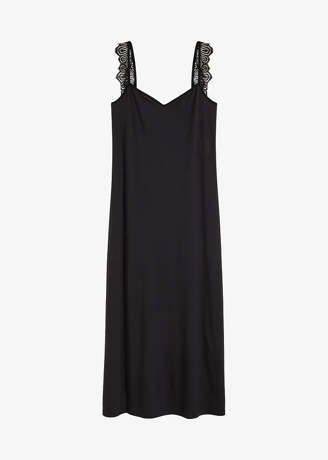 Nuisette coton à mancherons en dentelle • Prix 12,99 € • Boutique bonprix