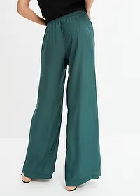 Belebújós nadrág puha viszkóz-krepp anyagból matt zöld • ár 9799 Ft ...