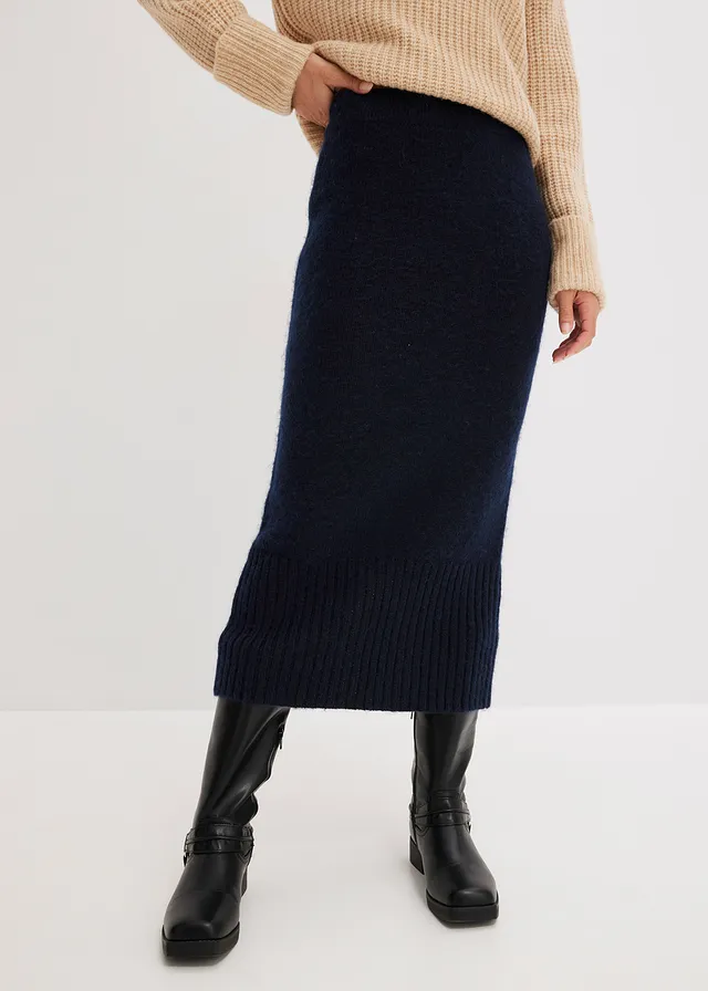 Fustă creion cu șliț • preţ 72,90 lei • magazin bonprix