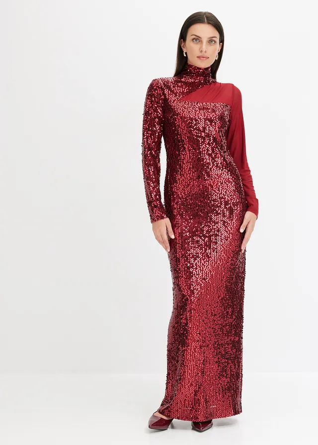 Rochie paiete cu inserții din mesh • preţ 139,90 lei • magazin bonprix