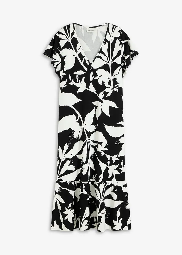 Rochie midi cu mâneci fluture • preţ 64,90 lei • magazin bonprix